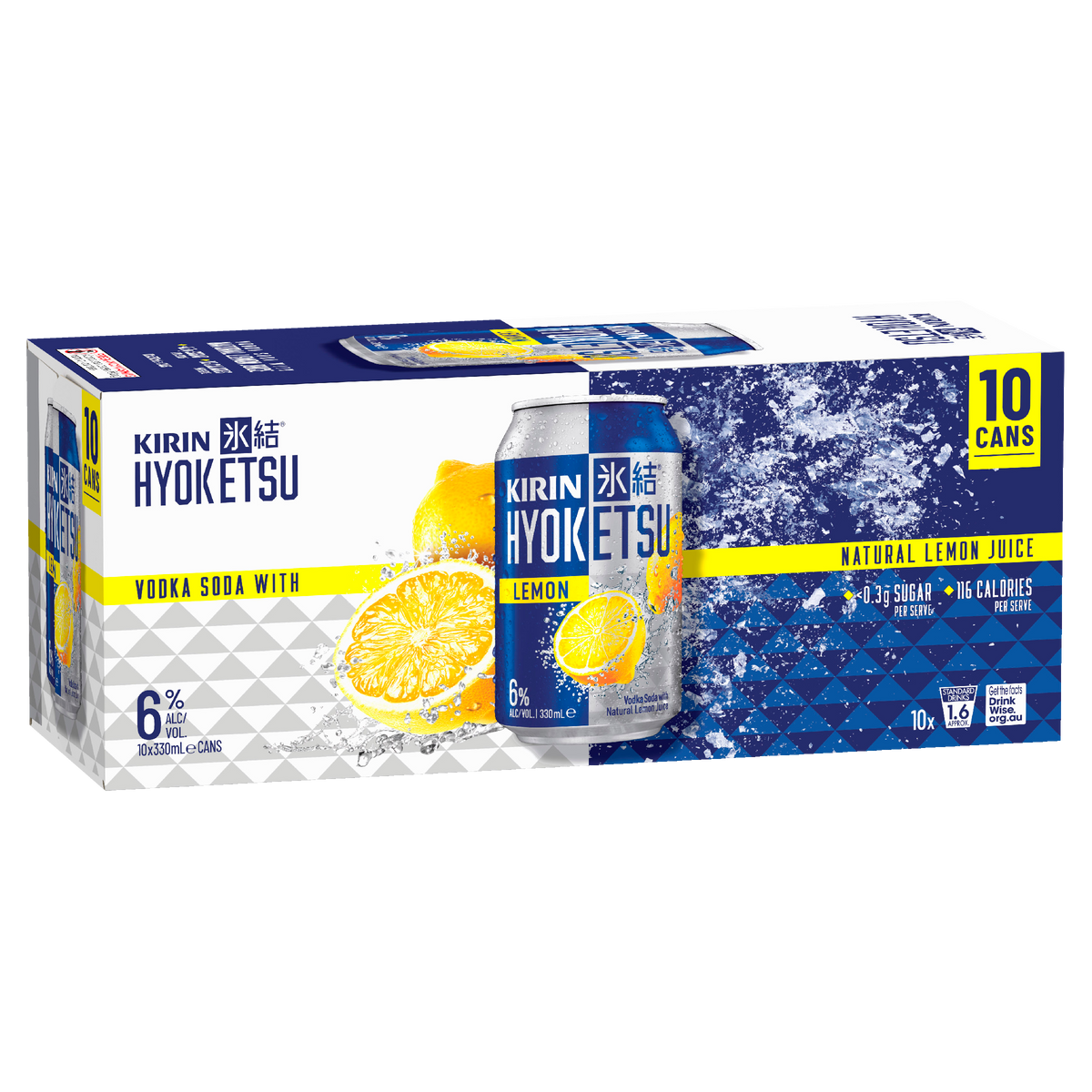 Kirin Hyoketsu Lemon 6% 330ml Cans 10pk – Liquor Shed