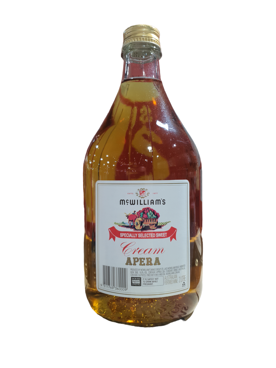 McWilliams Cream Apera 2L Flagon – Liquor Shed