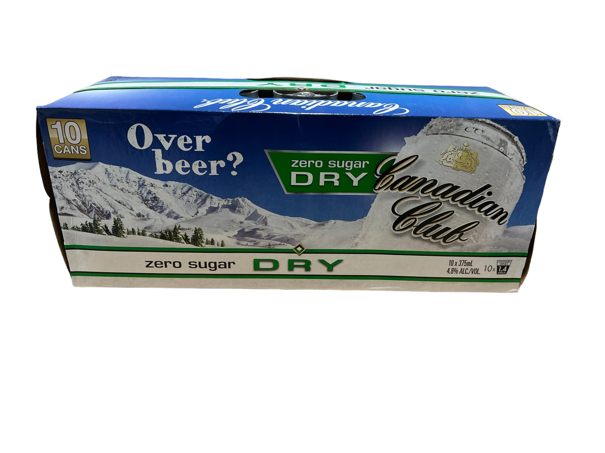 Canadian Club & Dry Zero 10PK – Liquor Shed