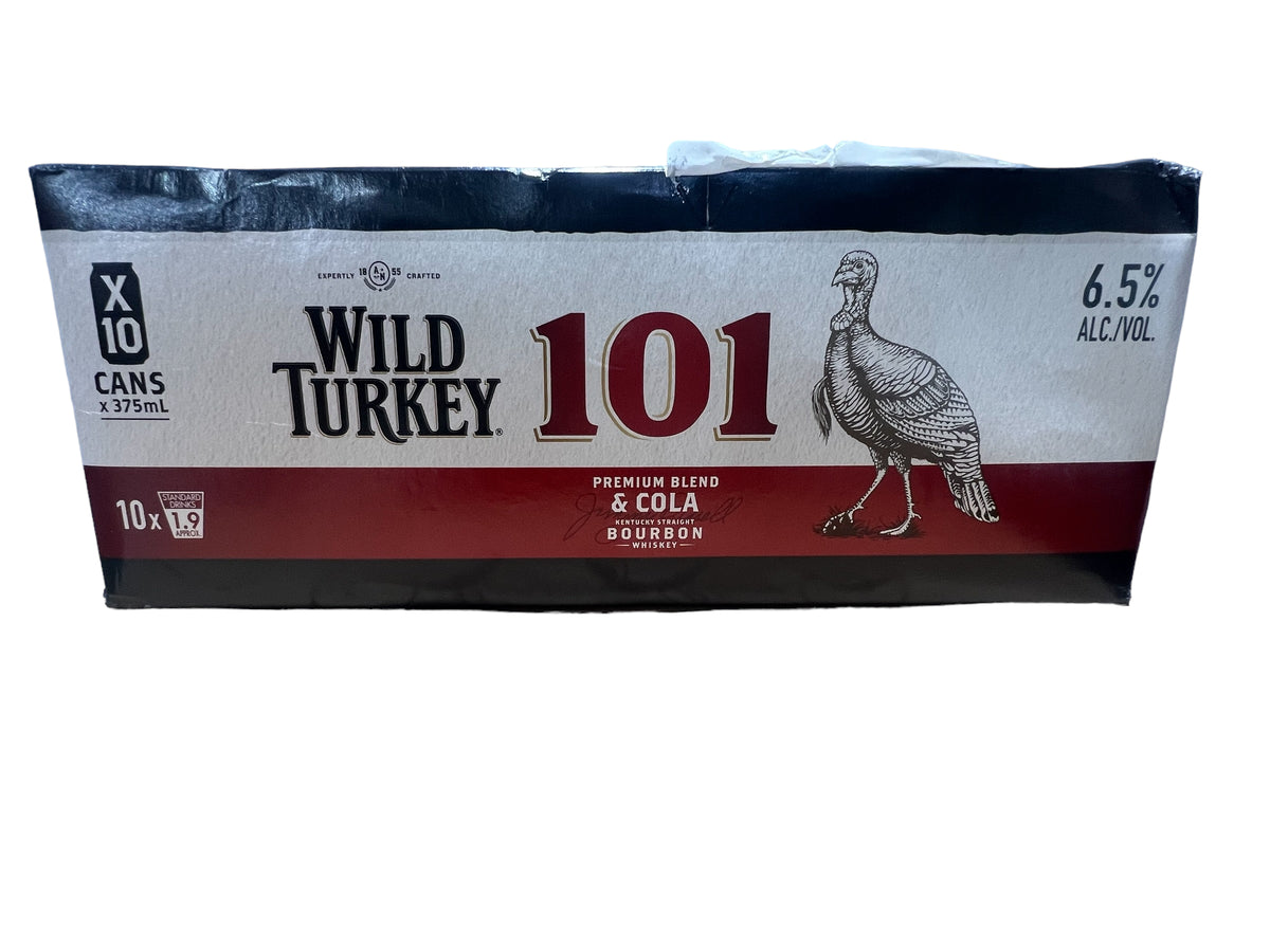 Wild Turkey & Cola 101 10PK – Liquor Shed