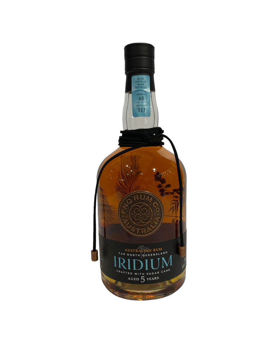 FNQ Iridium 5YO Rum 700ml – Liquor Shed