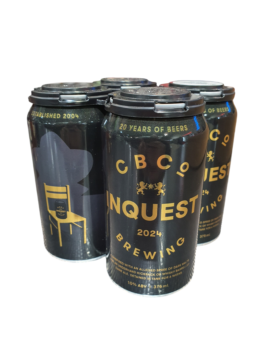 CBCo Inquest Imperial Stout Cans 375ml 4PK – Liquor Shed
