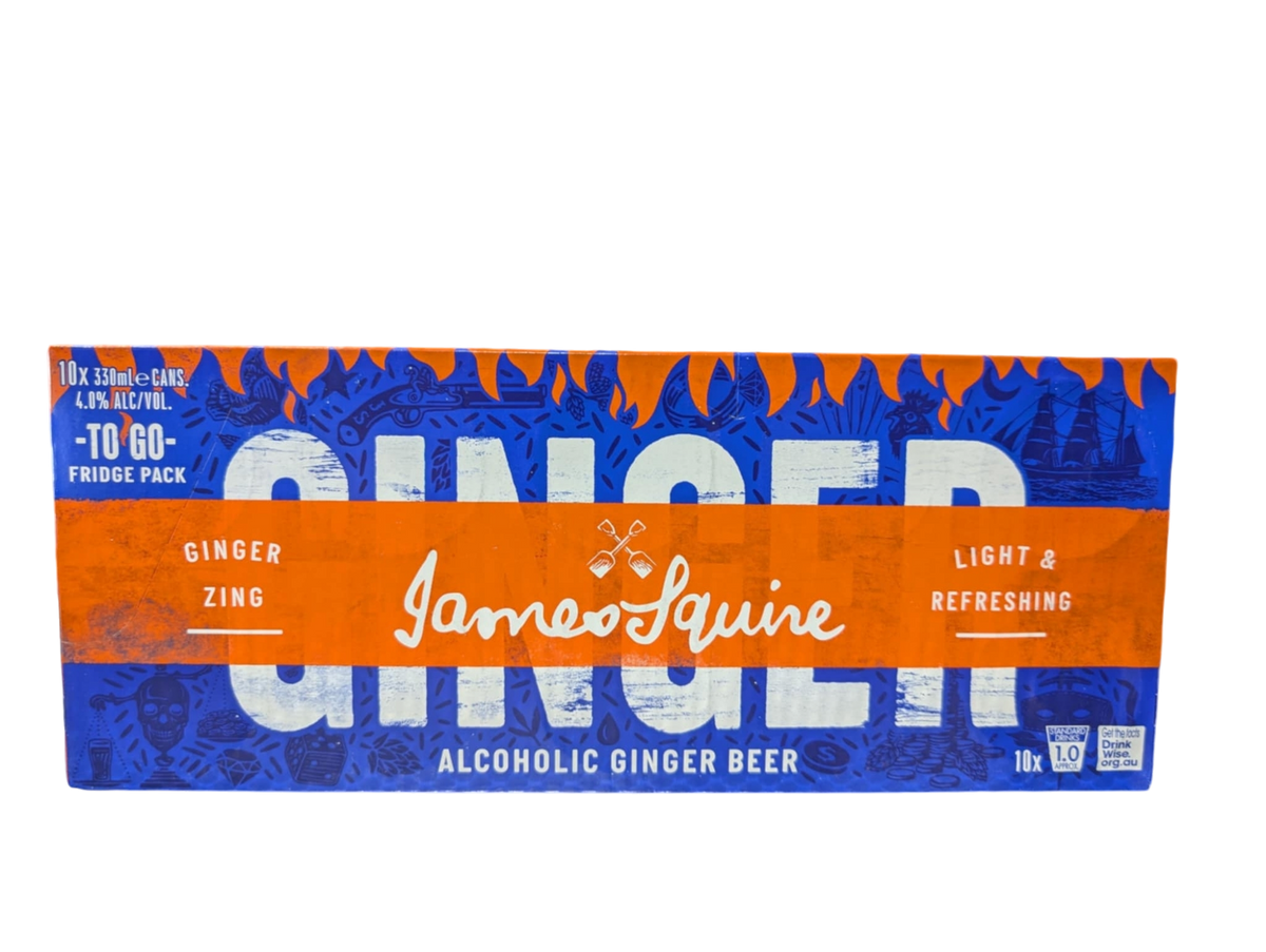James Squire Ginger Beer 330ml 10PK – Liquor Shed