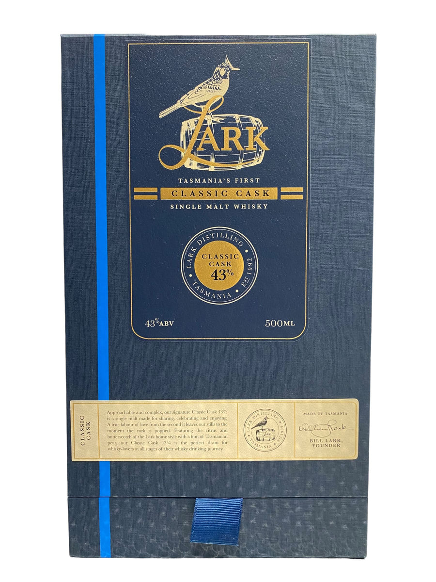 Lark Classic Cask 43% ABV 500ml – Liquor Shed