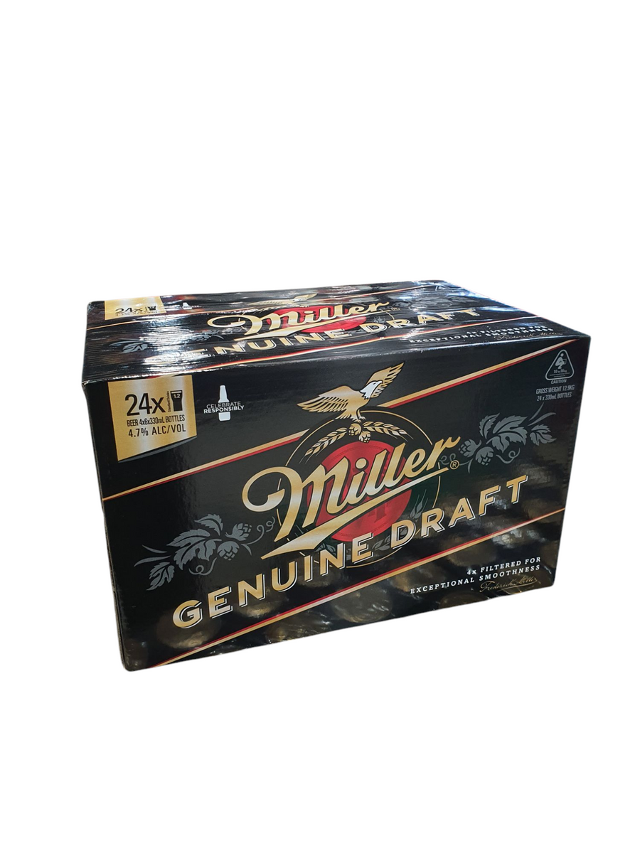 Miller Genuine Draft Btl 355ml Carton – Liquor Shed