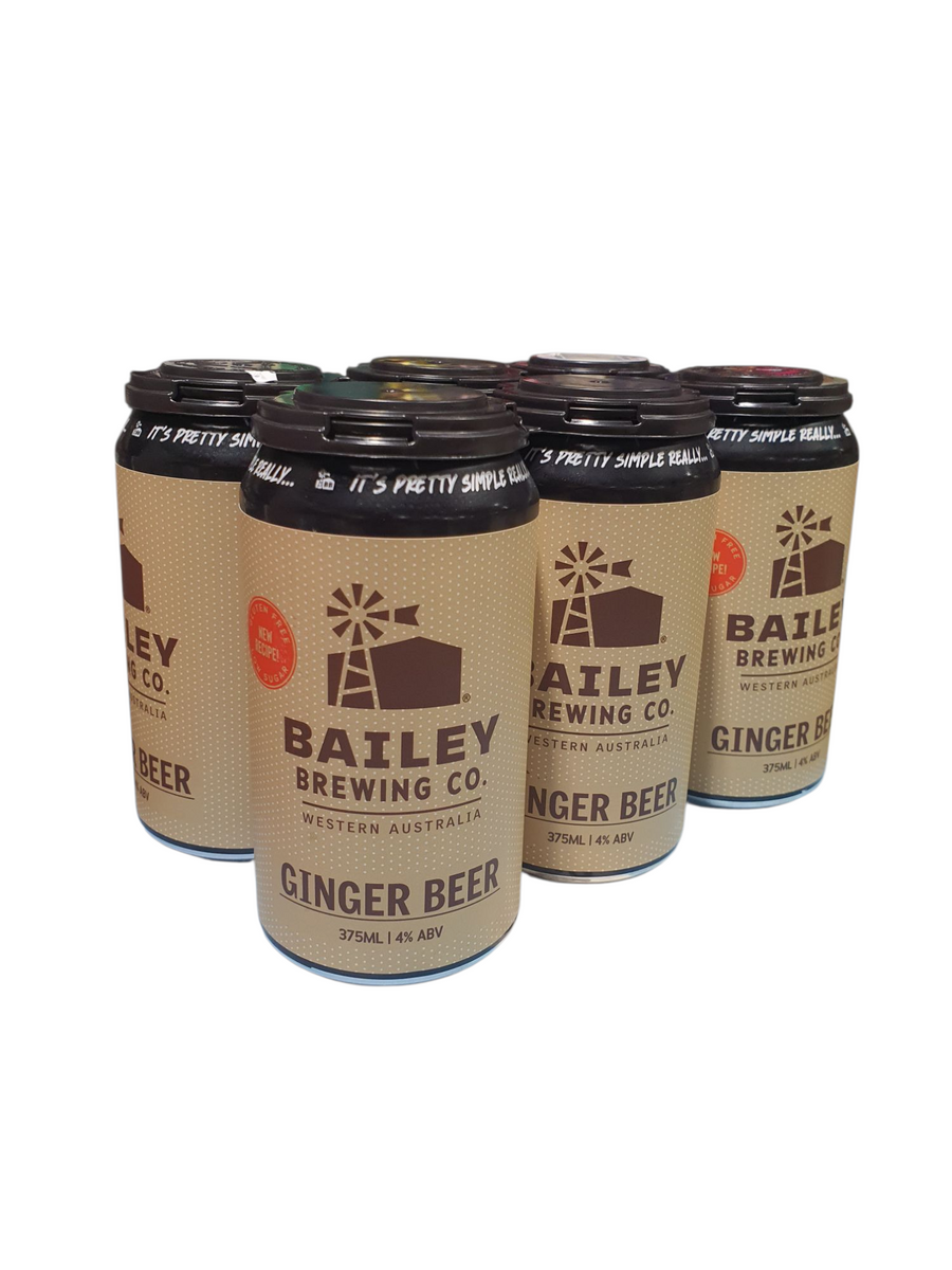 Bailey Ginger Beer Cans 375ml 6PK – Liquor Shed