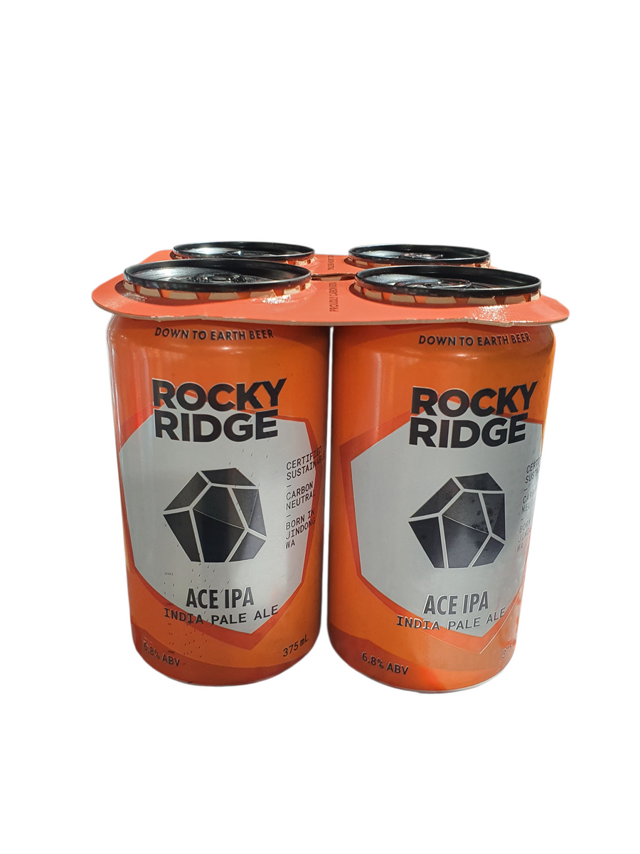 Rocky Ridge Ace IPA 375ml Can 4pk – Liquor Shed