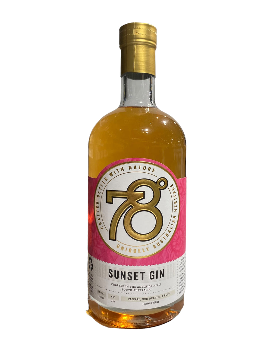 Adelaide Hills 78 Degrees Sunset Gin 700ml – Liquor Shed