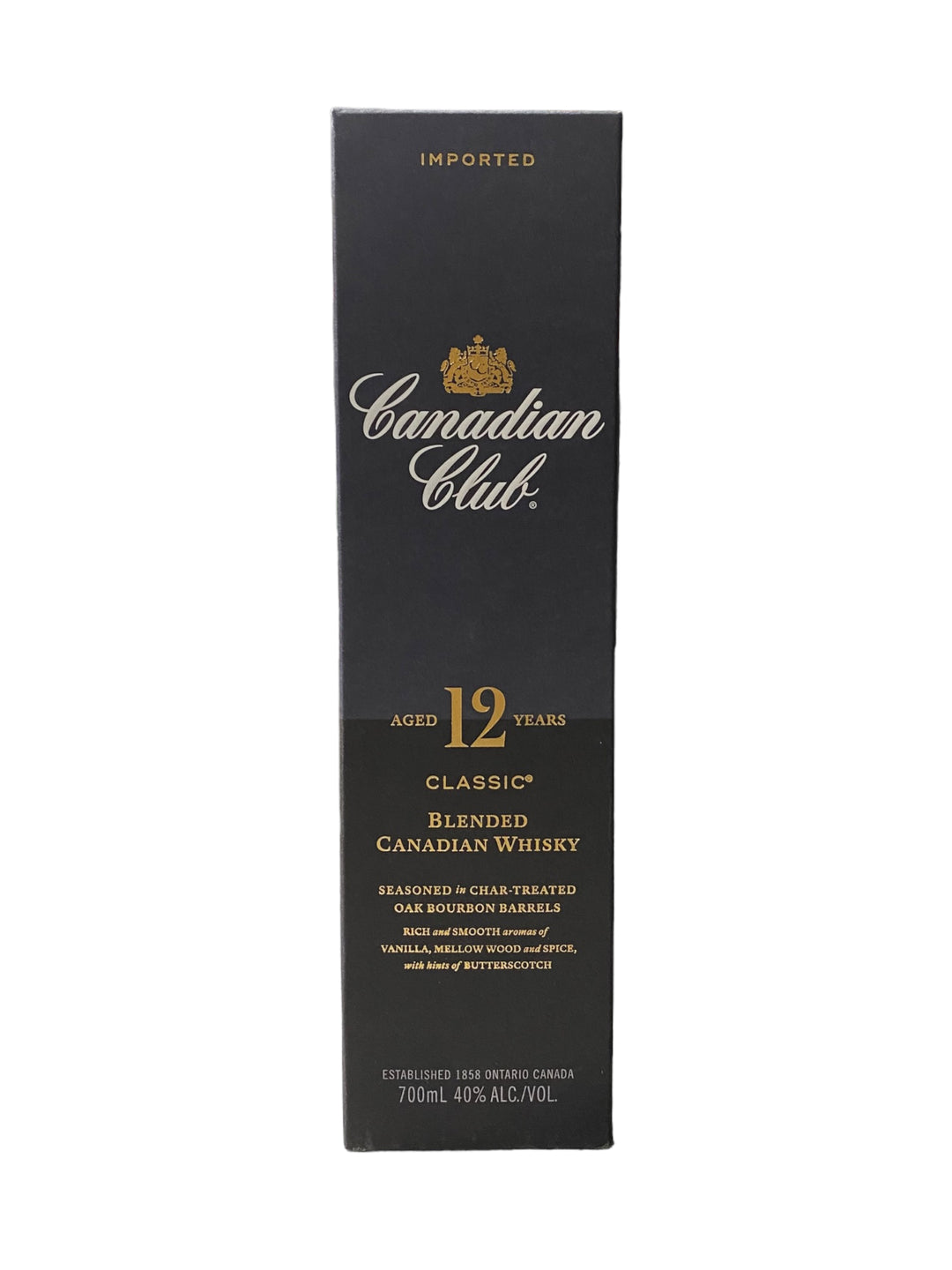Canadian Club Classic 12YO Whisky 700ml – Liquor Shed