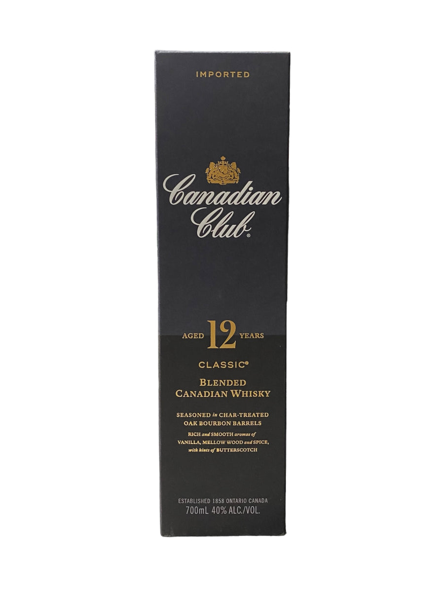 Canadian Club Classic 12YO Whisky 700ml – Liquor Shed