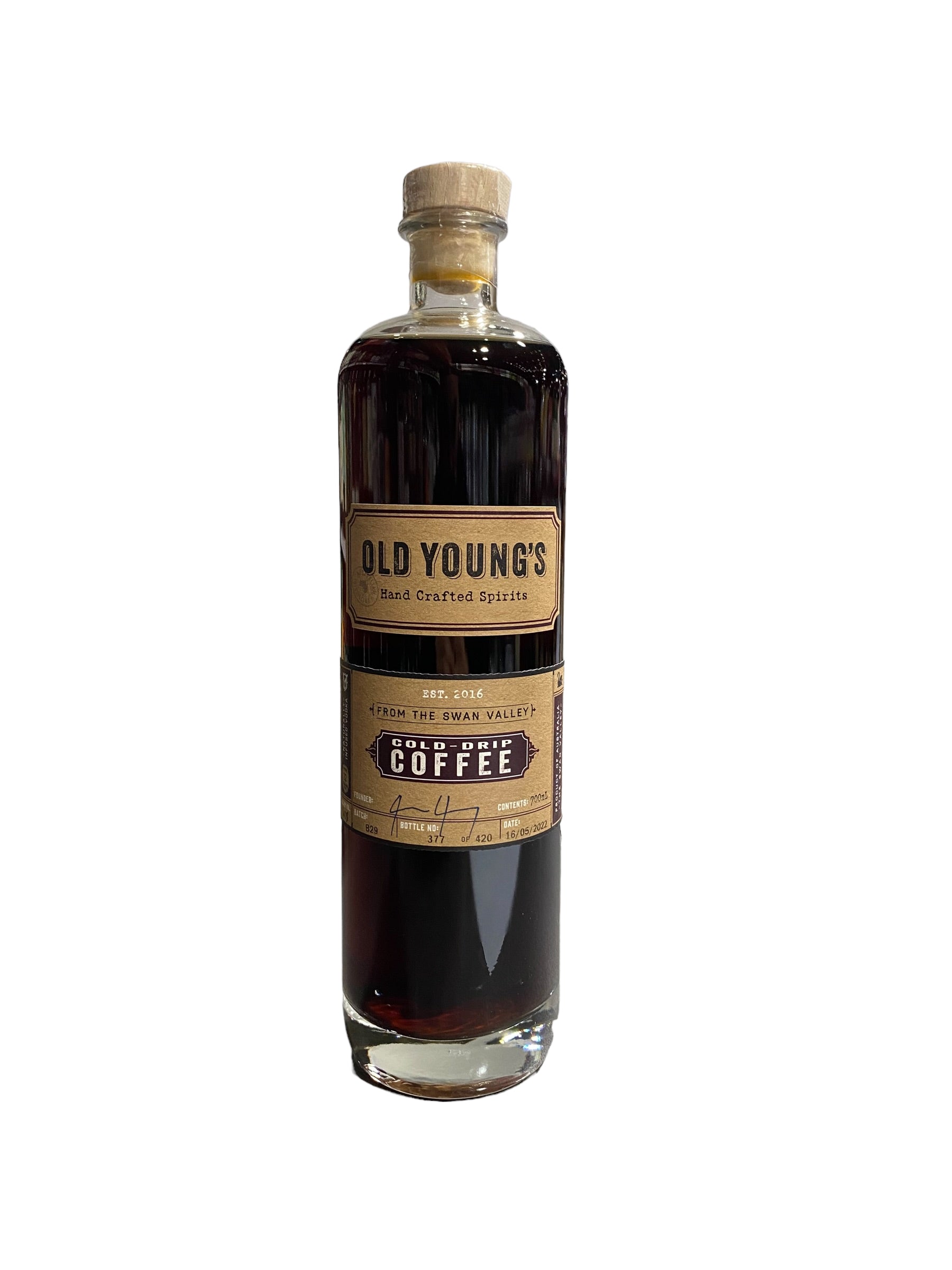 Old Youngs Cold Drip Coffee Vodka 700ml – Liquor Shed
