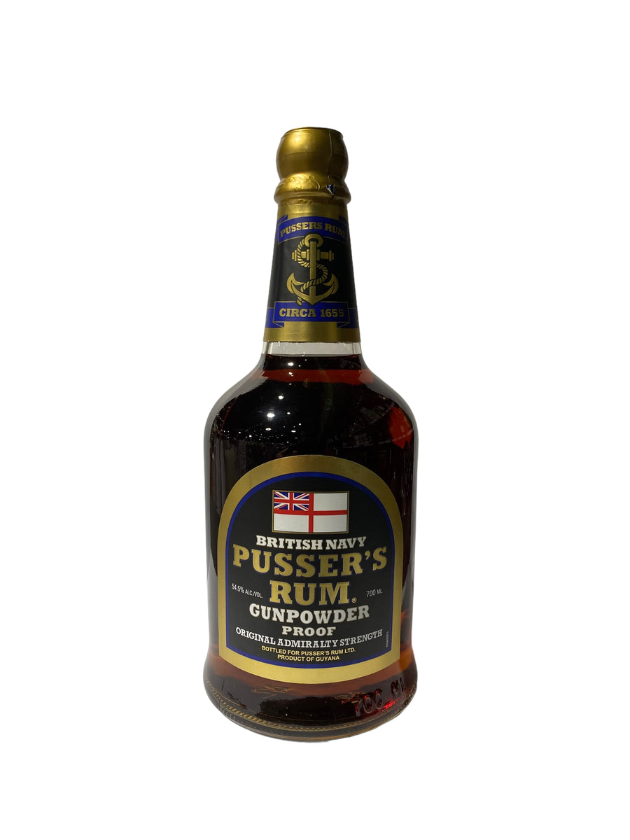 Pussers Gunpowder Proof Rum 700ml – Liquor Shed